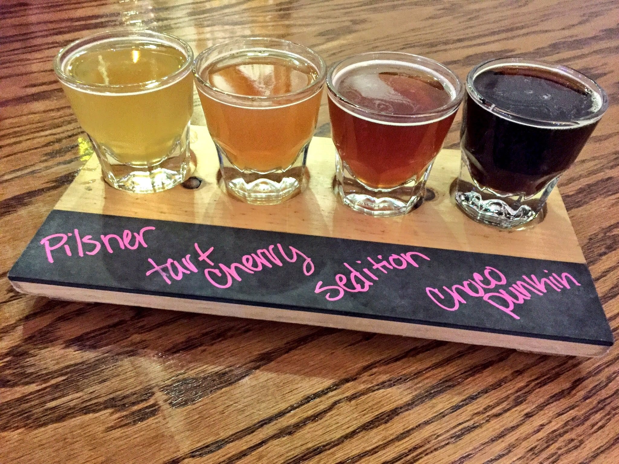 Books as a beer flight • rscottjones