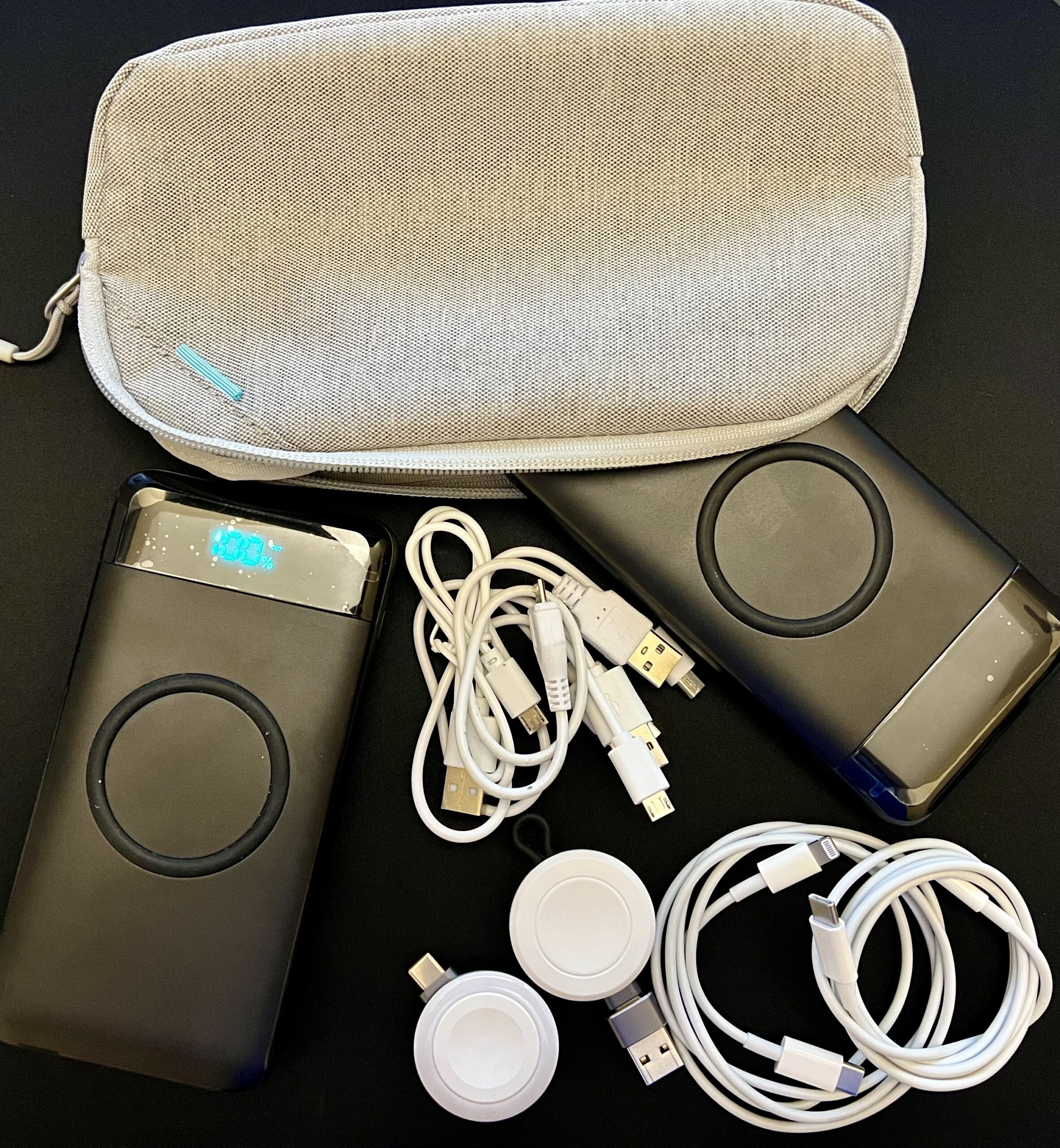 Our charging kit for inside the tent • rscottjones