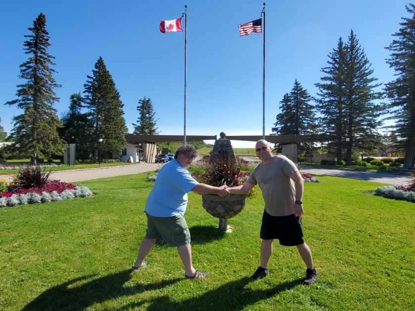 Visiting the International Peace Garden on the US-Canada border ...